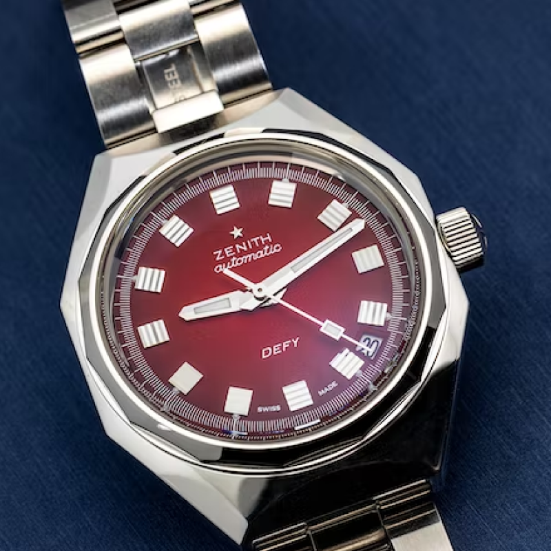 Hodinkee: Now Available: Zenith Defy Revival A3642 With Red Dial | Milled