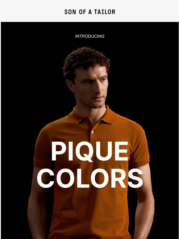 Son of a Tailor: 2 limited-edition Pique Colors | Milled
