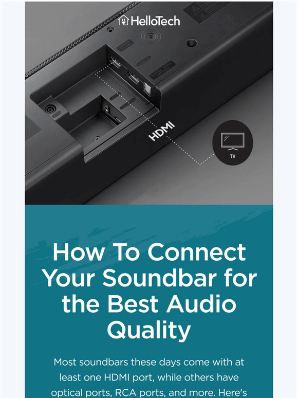 HelloTech: Setting Up a New Soundbar? Here's Everything You Need to ...