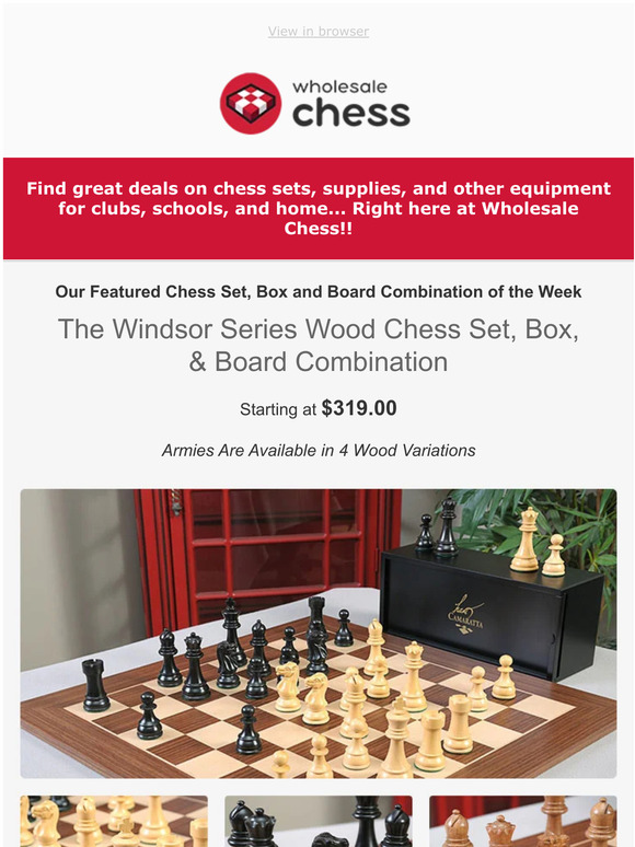 Wholesale Chess: Our Featured Chess Set, Box and Board Combination Of ...