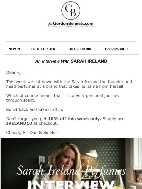 SirGordonBennett.com: Meet The Maker: Sarah Ireland | Milled
