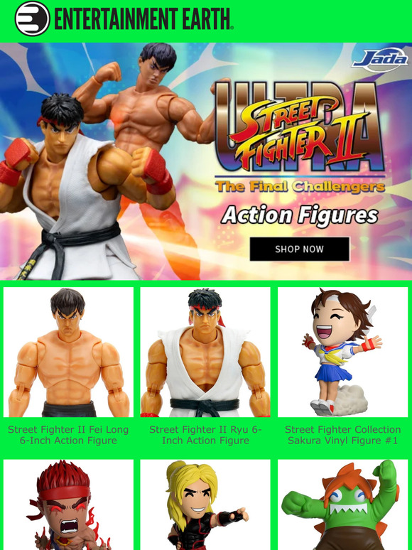 EntertainmentEarth.com: Get Your Fight on with New Street Fighter II ...