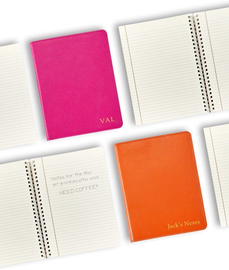Graphic Image: Luxury Refillable Notebooks | Milled