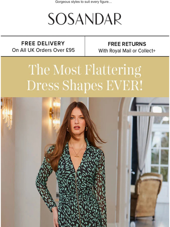 Sosandar: 20% OFF | The Most Flattering Dress Shapes EVER! | Milled