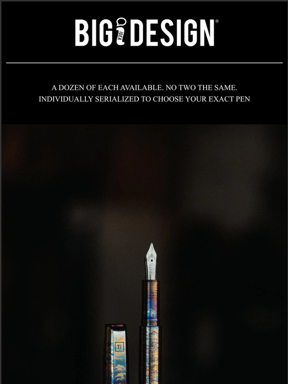 Big Idea Design: Small Batch Flame Anodized Pocket Pro and Fountain EDC ...