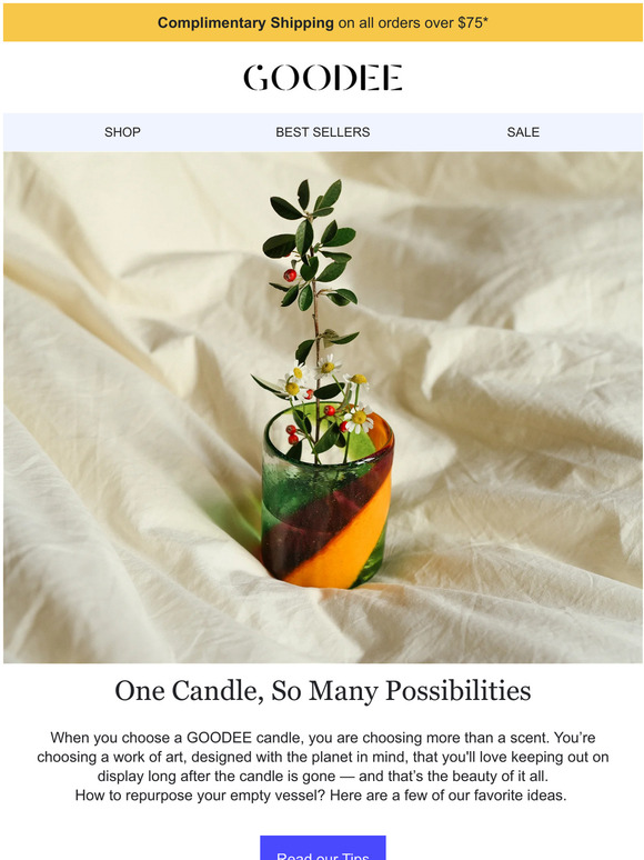 Goodee: 10 Clever Ways to Reuse Your Candle Vessel ♻️ | Milled