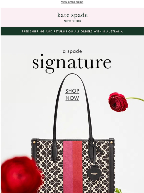 Kate Spade New York: Meet a fan favourite: the Spade Flower Jacquard ...