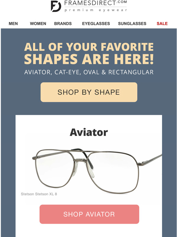 Framesdirect.com CPS - Worldwide: What’s Your Favorite Frame Shape? We ...