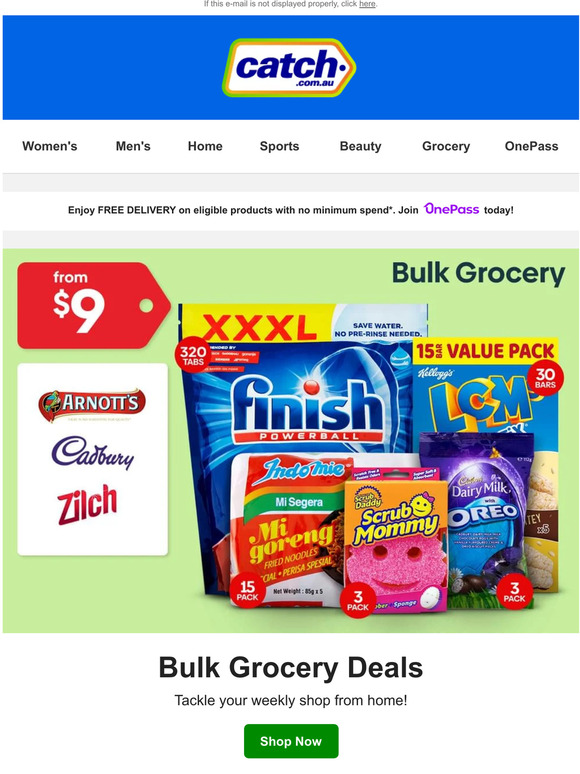 Catch: 🛒 Cadbury, Carman's, Kellogg's & more bulk groceries! | Milled