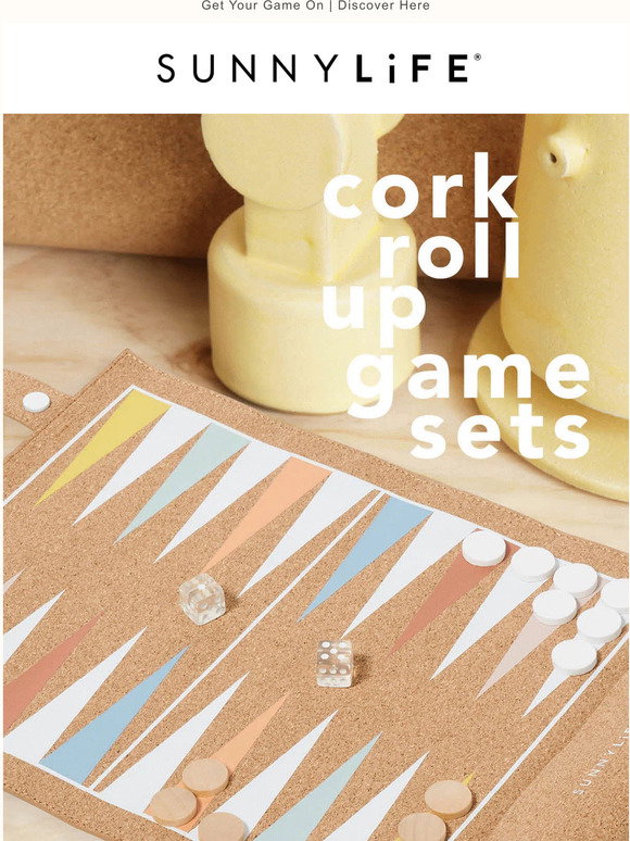 Sunnylife: Travel With Our 2-In-1 Roll-Up Game Sets 🎲 | Milled