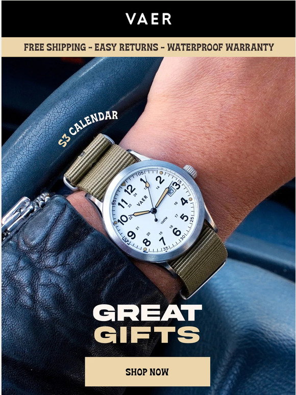 Vaer Watches: Last Chance for Valentine's Day | Milled
