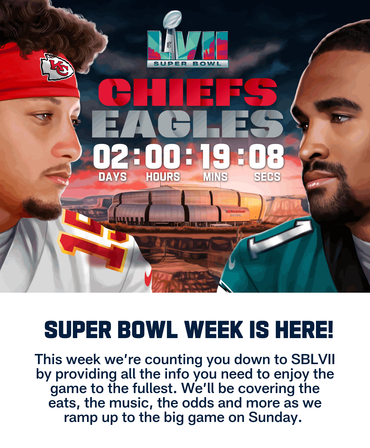 NFL Gamepass: The Countdown to Super Bowl LVII is ON! | Milled
