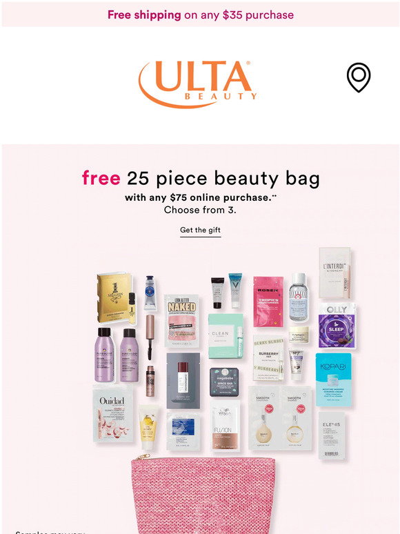 Ulta Beauty: 😍 FREE 25 PC beauty bag! | Milled