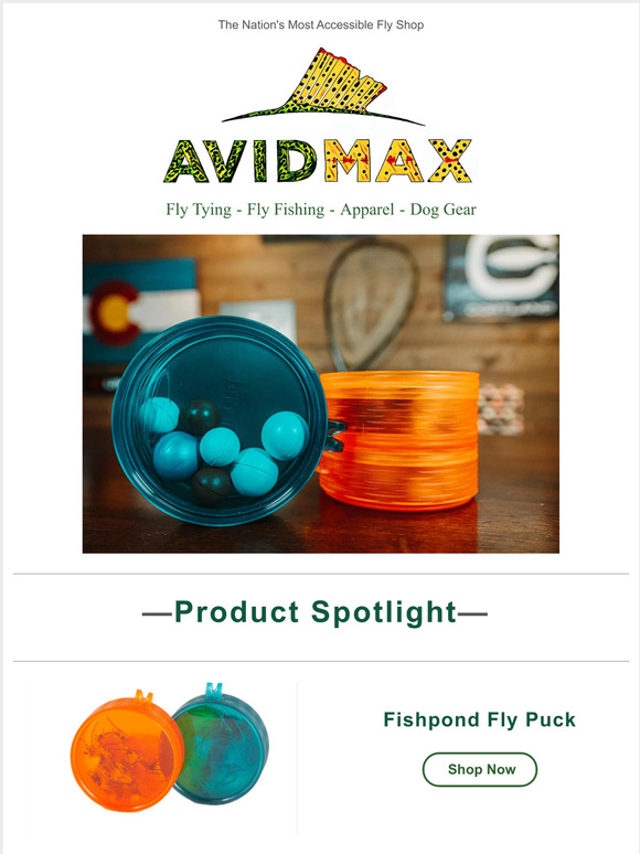 AvidMax: Product Spotlight Fishpond Fly Puck | Milled