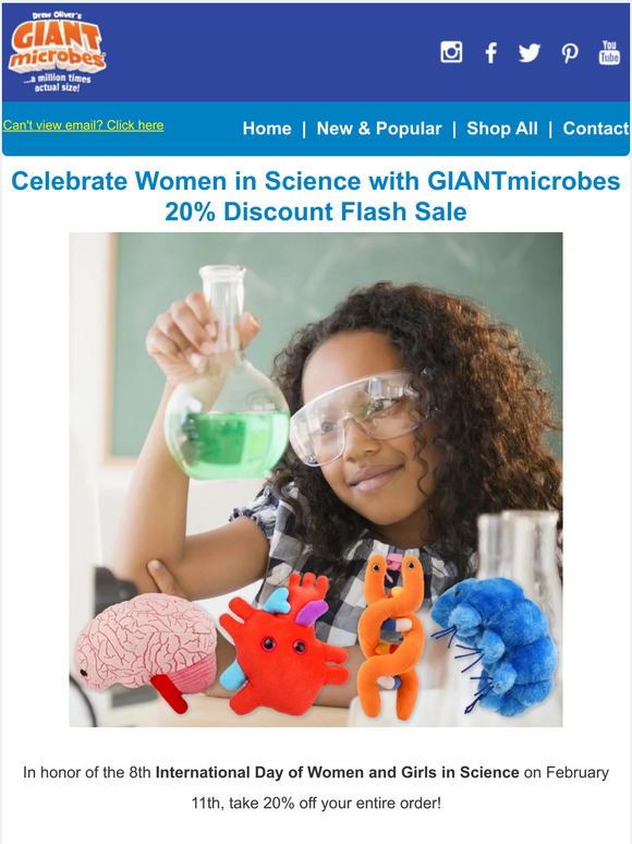 GIANTmicrobes: Celebrate Women in Science with GIANTmicrobes! | Milled