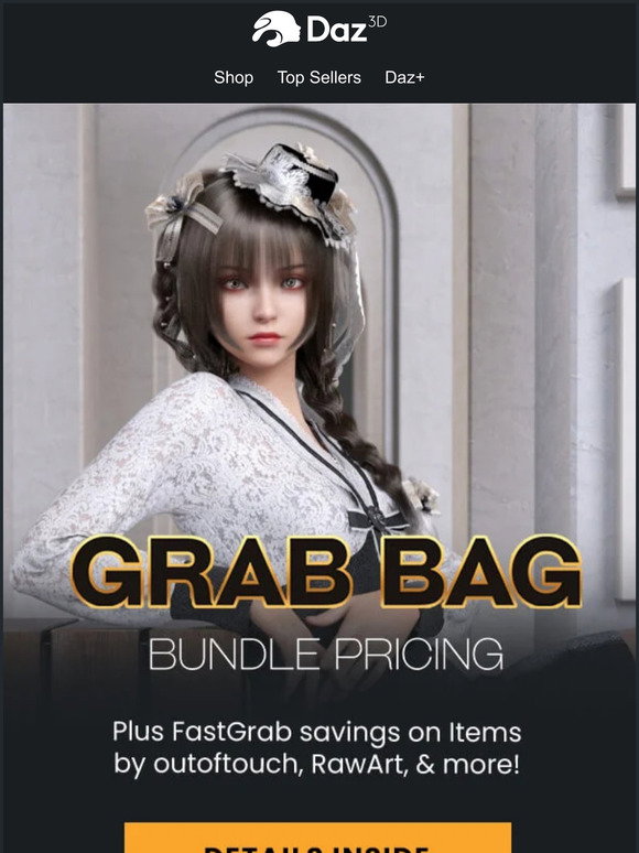 DAZ 3D: Grab Bag Bundle Pricing | Milled