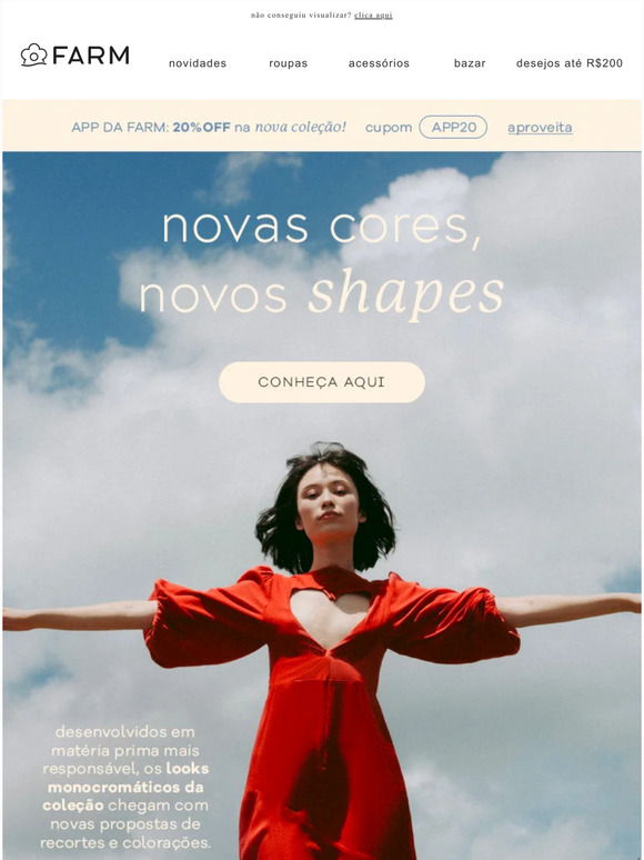 FARM Brasil: novos lisos pra você: escolha sua cor! | Milled