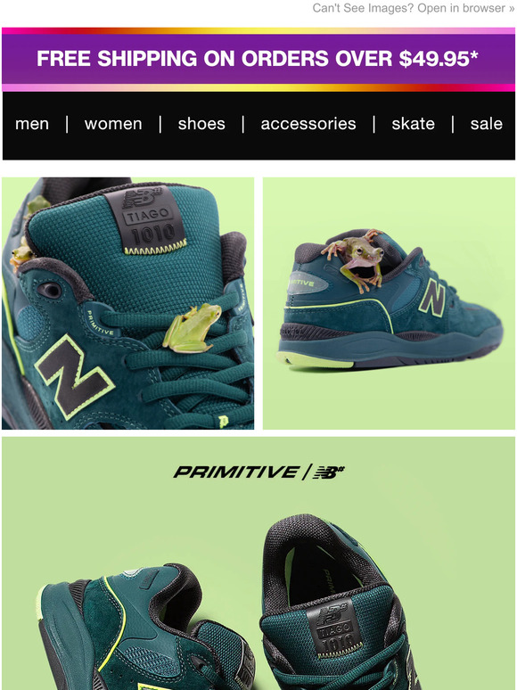 Zumiez: 💚 New Balance Numeric x Primitive | Milled