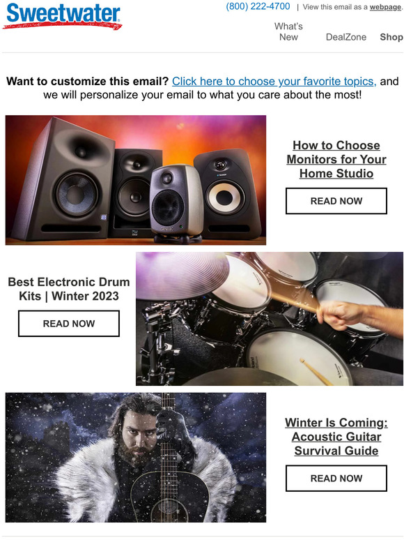 Sweetwater: How to Choose Monitors for Your Home Studio | Milled