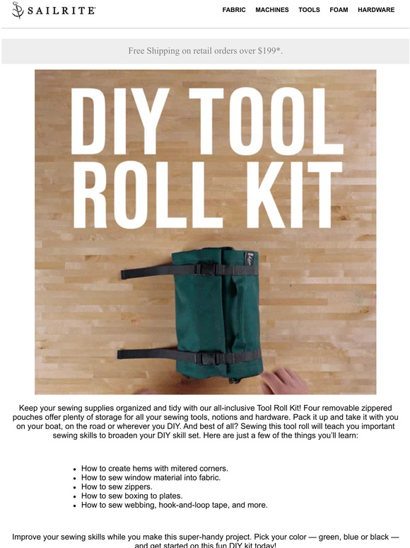 Sailrite: What’s the easiest way to keep your tools organized? | Milled