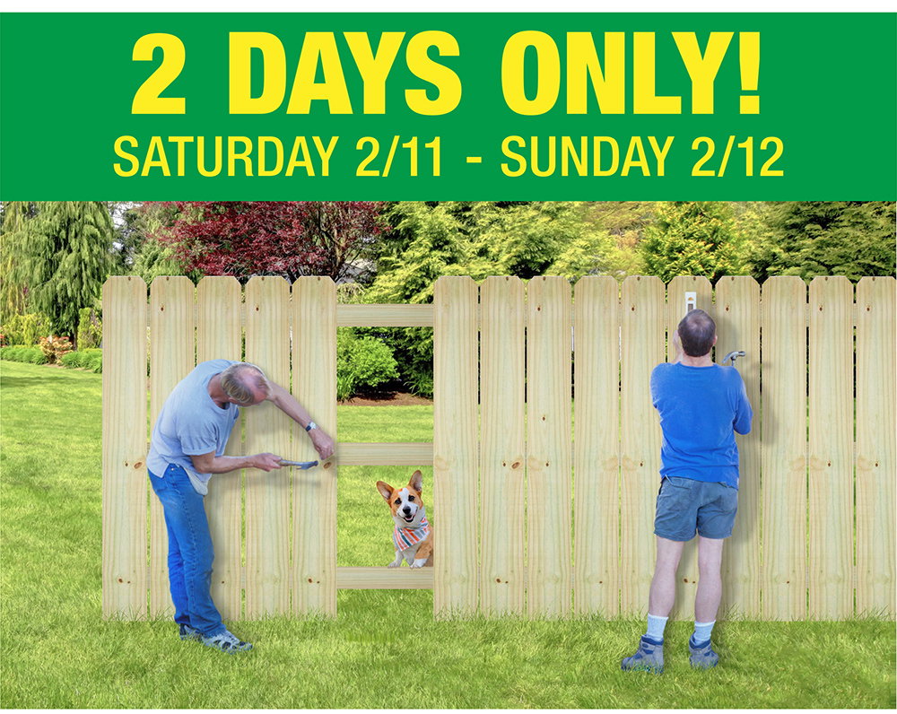 Menards: The 100 Pence Picket Fence | Milled