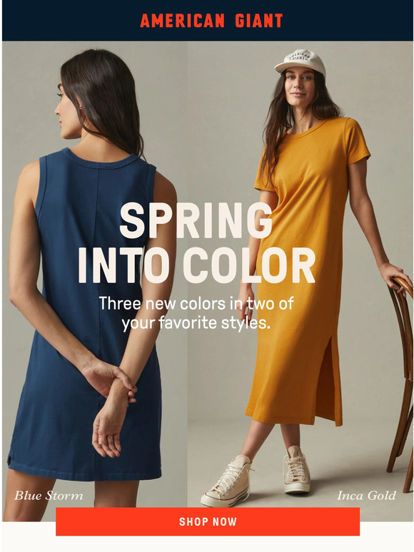 American Giant: Incoming: New Spring Colors | Milled