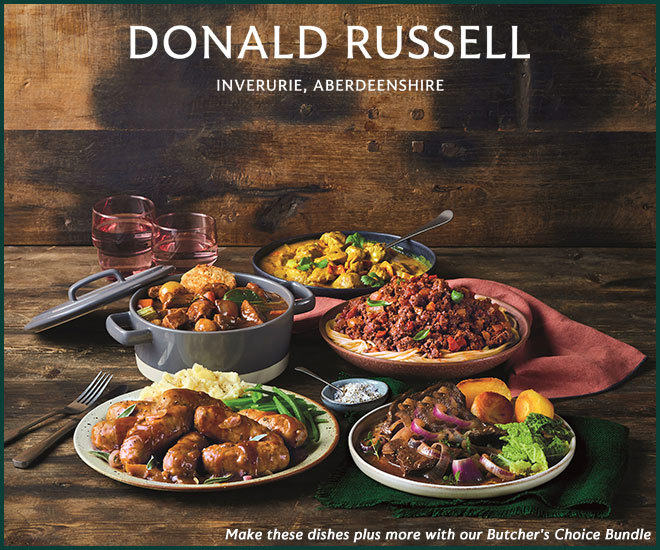 Donald Russell: 30 delicious meal servings - £55 💥 | Milled