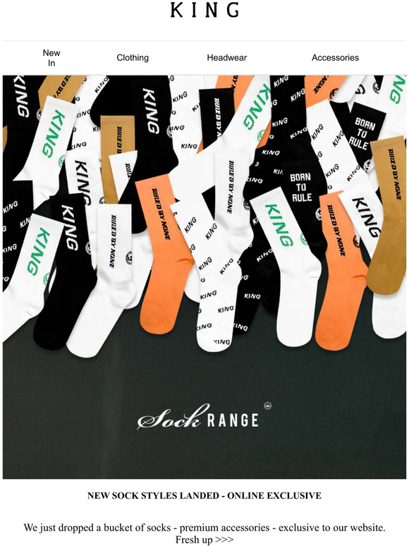 King Apparel: New Sock Styles Landed - Online Exclusive | Milled