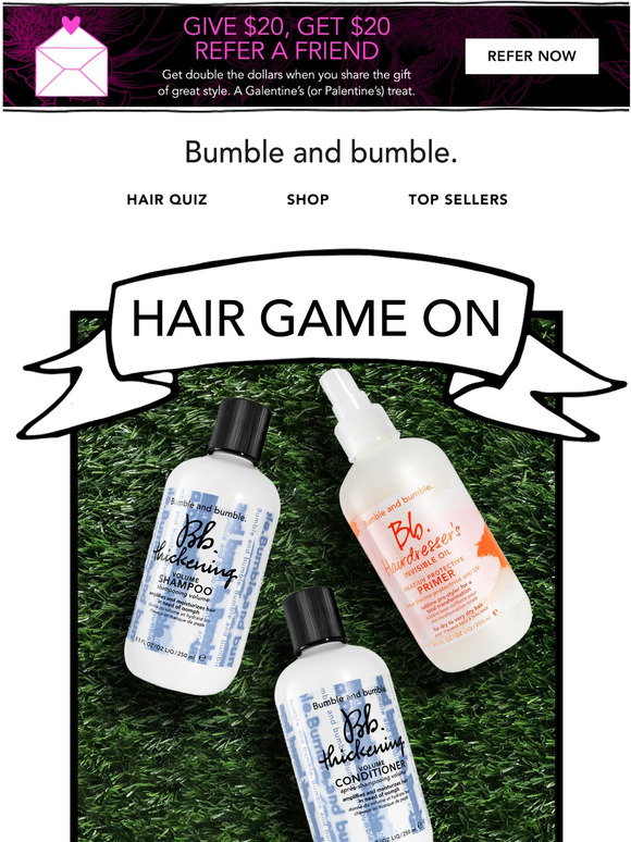 Bumble and Bumble: Kickoff your looks with these hair champs 🏆 | Milled