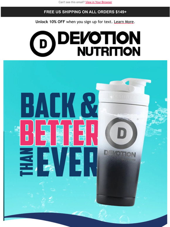 Devotion Nutrition: 🚨 Your Favorites Are BACK! | Milled