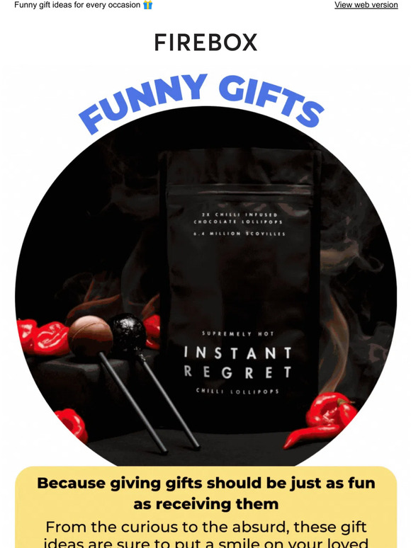 Firebox: The funniest gift ideas for 2023 😂 | Milled