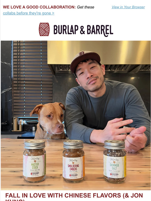 Burlap & Barrel: Meet Jon Kung & Our 3 *NEW* Spice Blends | Milled