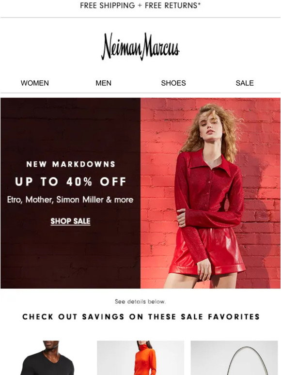 Neiman Marcus: 40% off wear-now styles! Your sizes are selling out | Milled