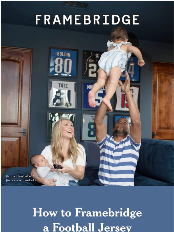 FrameBridge: Have you heard? We frame jerseys. 🏈🏈🏈 | Milled