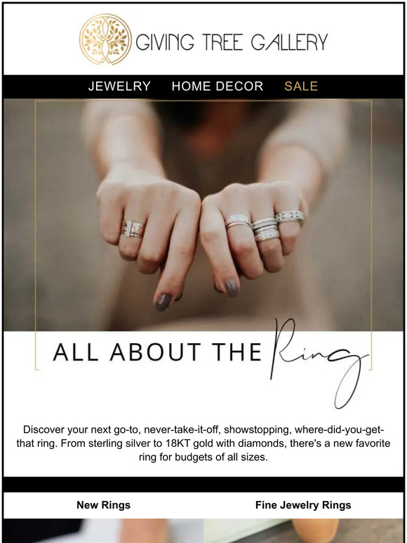 The Giving Tree Gallery: Discover Your Next Showstopping Ring | Milled