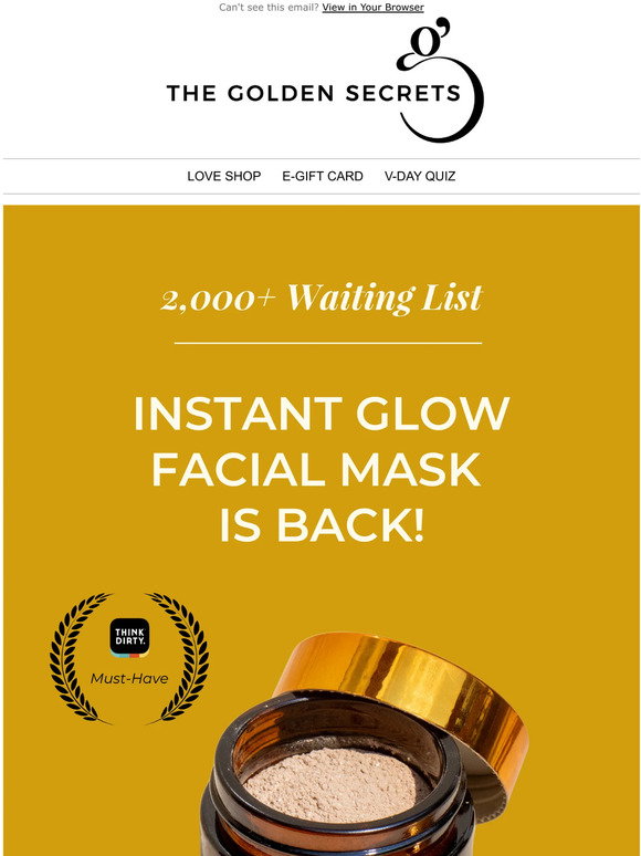 The Golden Secrets: Aaaaand… it’s back!🔥💓 | Milled