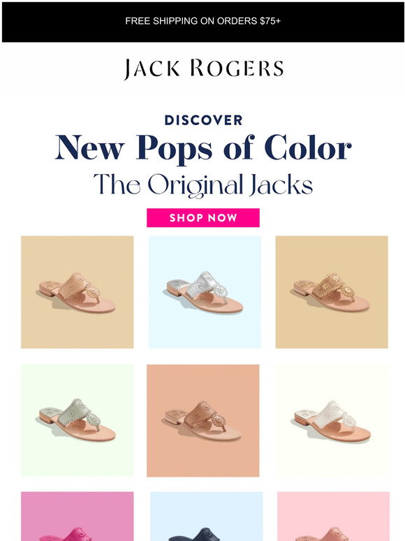 Jack Rogers: Original Jacks In NEW Colors! | Milled