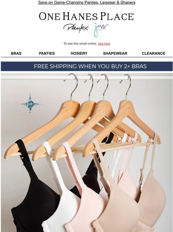 Hanes: Touchdown! 🏈 Bras Starting at $17.99 | Milled