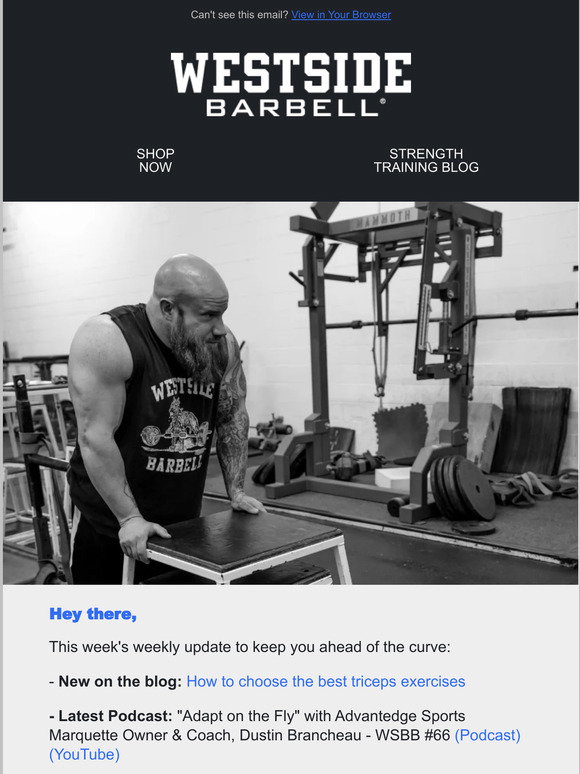 Westside Barbell: How to choose the best tricep exercises - Westside ...