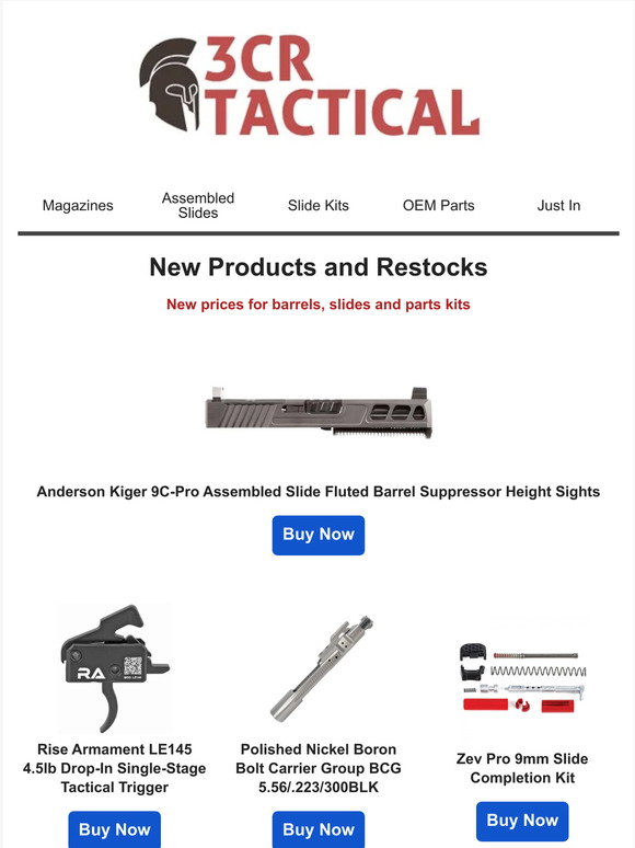 3CR Tactical: Discover What's New In-Store Now | Milled