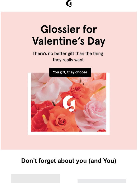 Glossier: Gift cards > cheesy cards | Milled