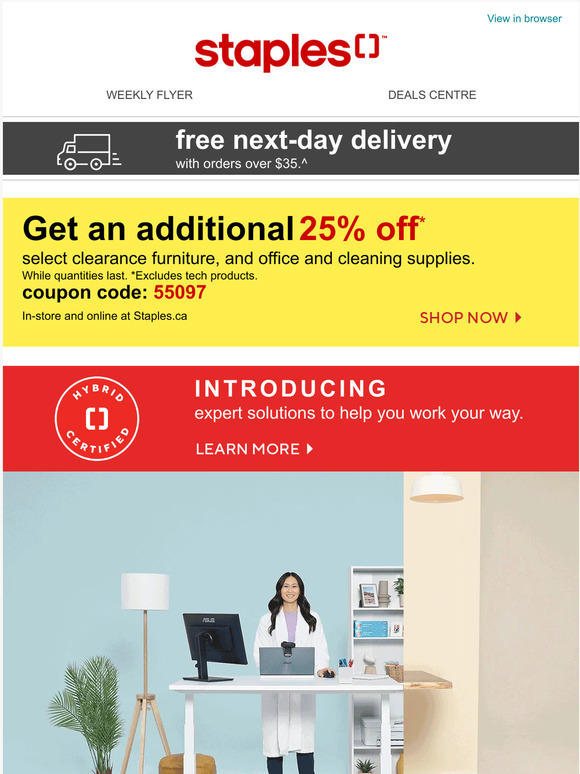 Staples: 🆕 Introducing: Hybrid Certified from Staples | Milled