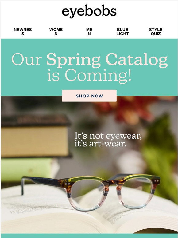 eyebobs eyewear: Catalogs are coming this week 📮 | Milled