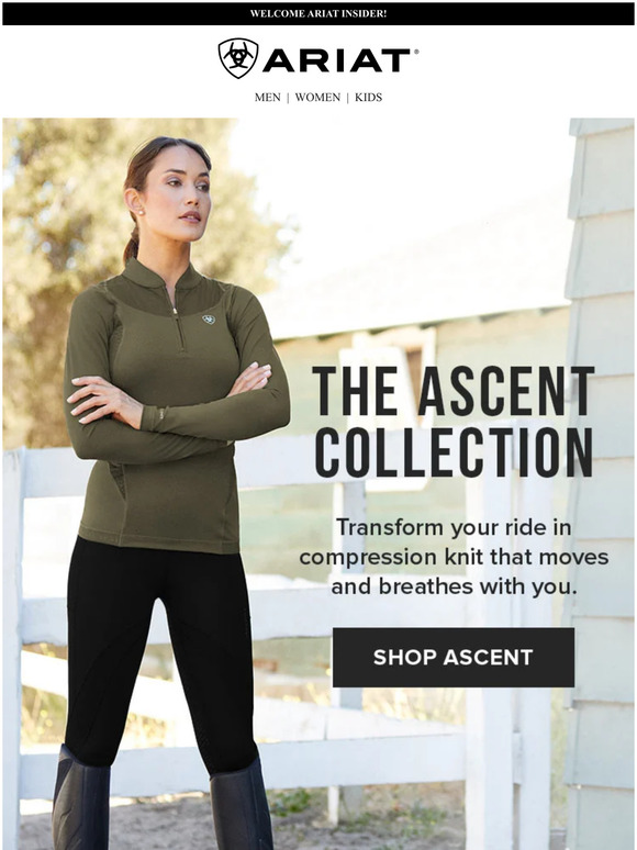 Ariat International, Inc.: Peak Performance Head-to-Toe | Milled