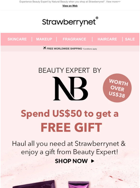 Strawberrynet: Redeem a gift worth over US$38 | Milled