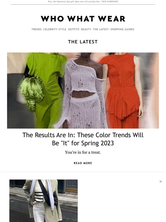 Who What Wear: The results are in: These color trends will be "it" for ...