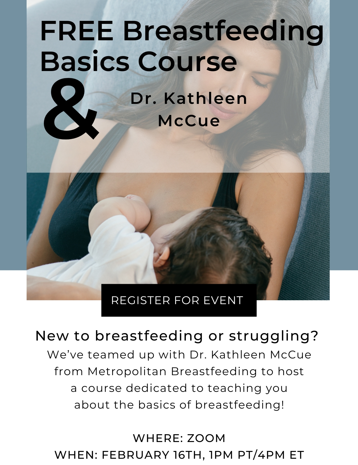 Simple Wishes: Free Breastfeeding 101 Course with Dr. Kathleen McCue | Milled