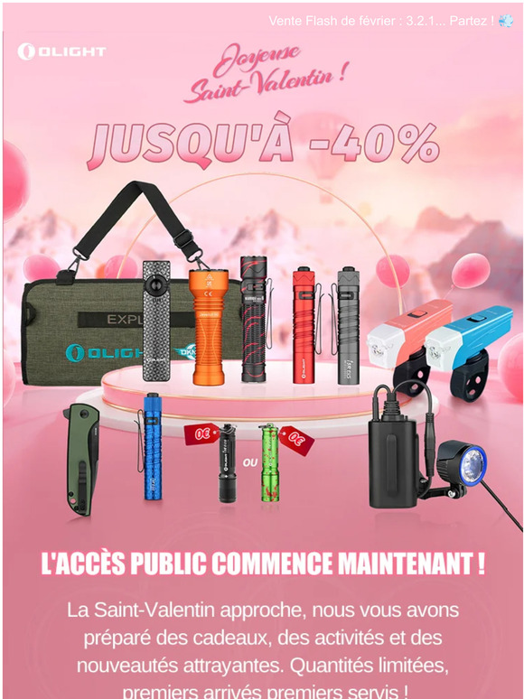 Olight: 🔥Nouveautés en PROMO ！Jusqu'à 40% de réduction | Milled