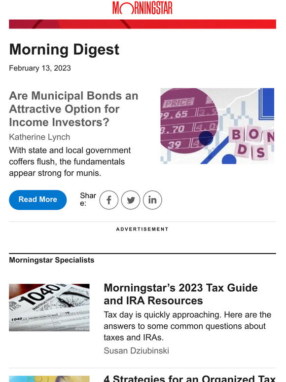 Morningstar: Are Municipal Bonds an Attractive Option for Income ...