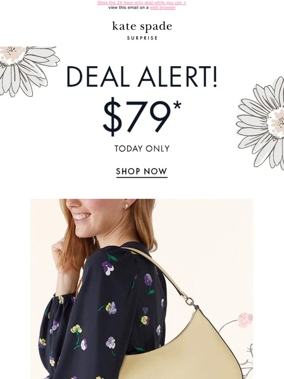 Kate Spade New York: Sale: now official! Our shoulder bag is here for ...
